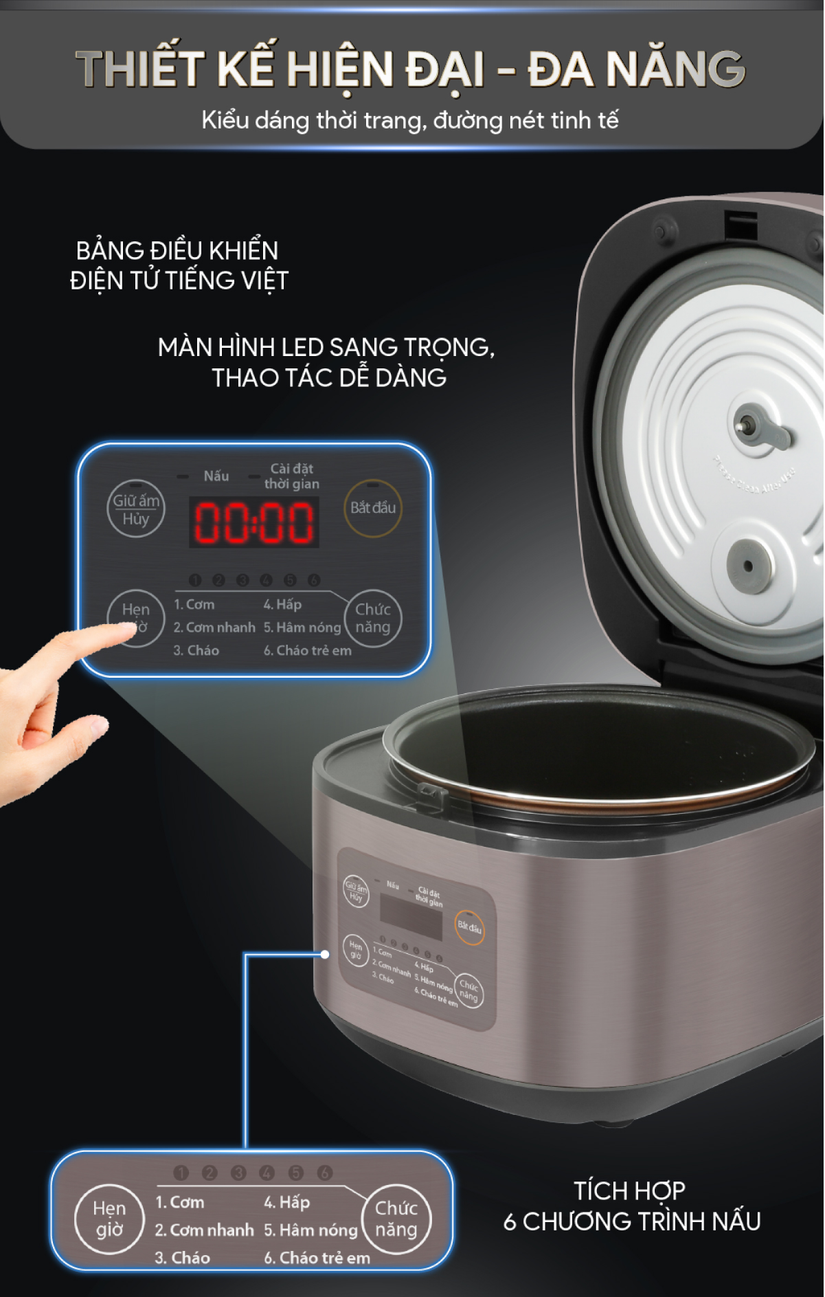 Bluestone 1.5L Electronic Rice Cooker RCB-5946 | Shopee Malaysia