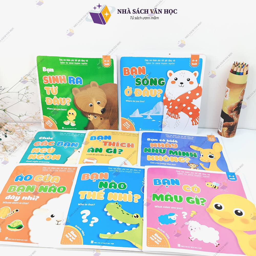 Book - Set of 8 Ehon Books to Explore the Animal World with Your ...