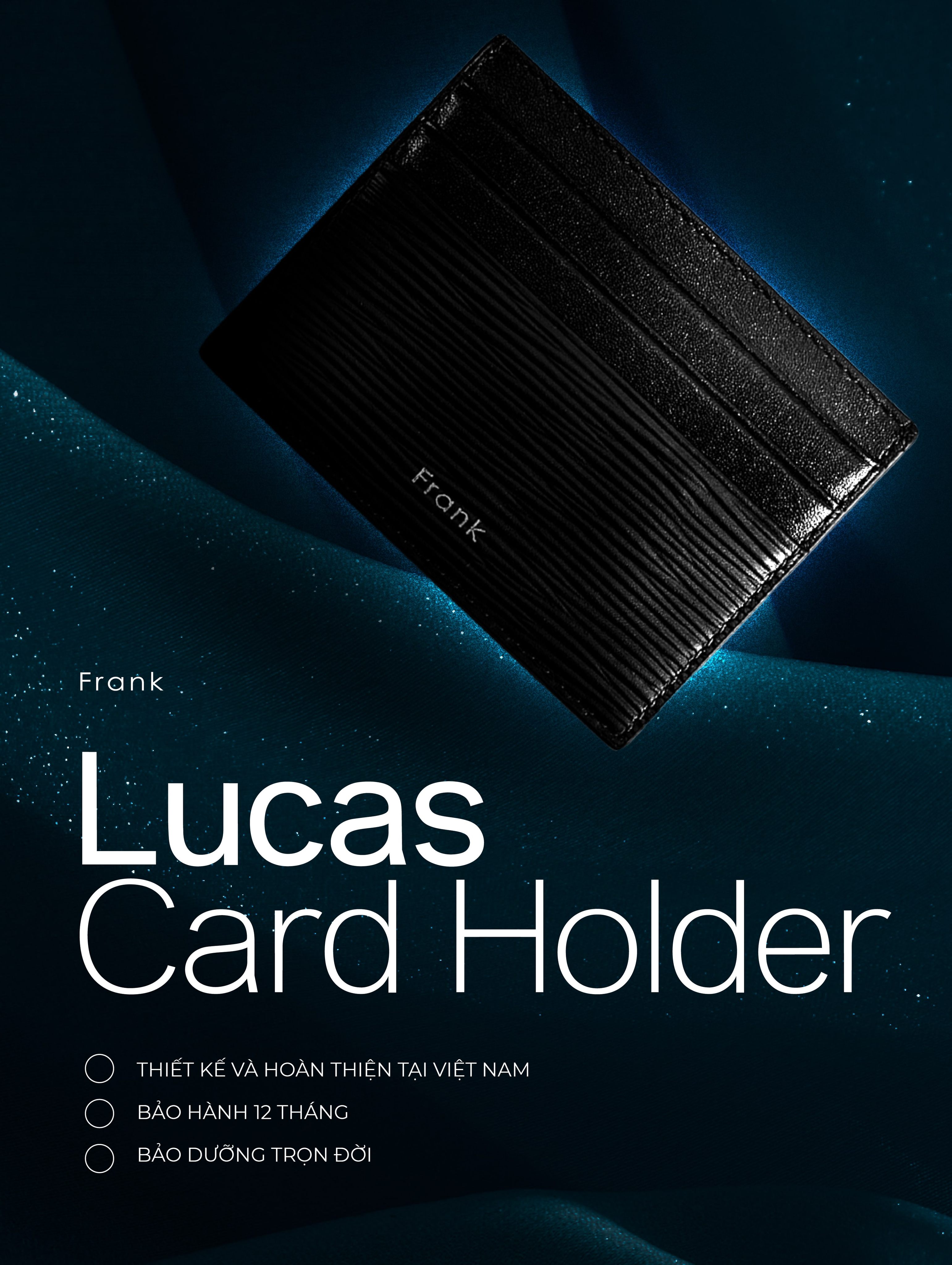 Frank Lucas Imported Epi Cowhide Card Holder Black (new version) | Shopee Malaysia