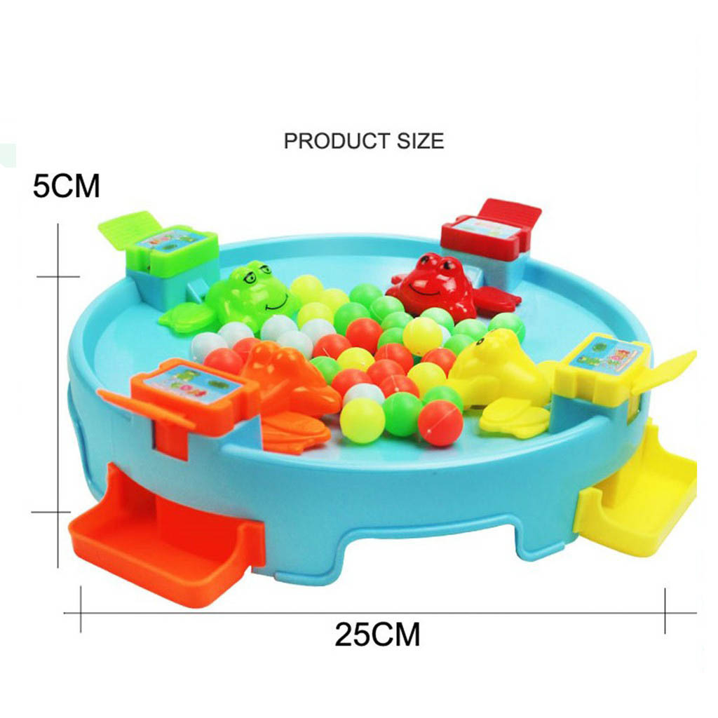 Frog Eating Ball Toy Frog Eating Candy for 2, 3, 4 Players Hungry Frog ...