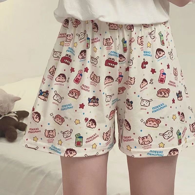 Unisex Cute ShinChan Printed Shorts for Men and Women | Shopee Malaysia