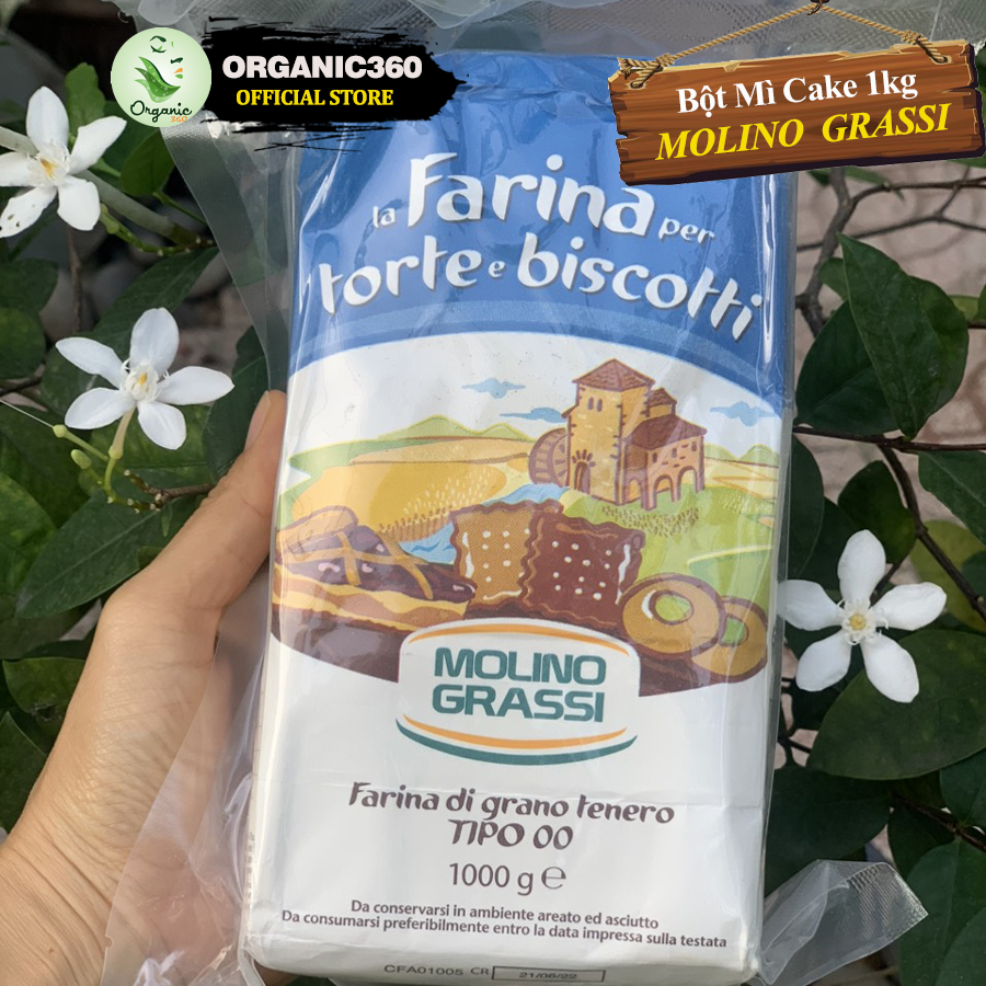 MOLINO GRASSI Organic Wheat Flour Assorted Baking Flour 1kg | Shopee ...