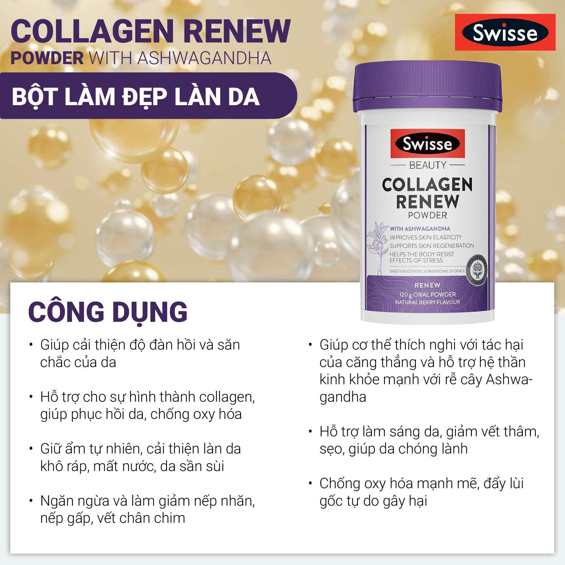 OXY Swisse Beauty collagen Glow Powder Hydrolyzed collagen Drink 120g ...