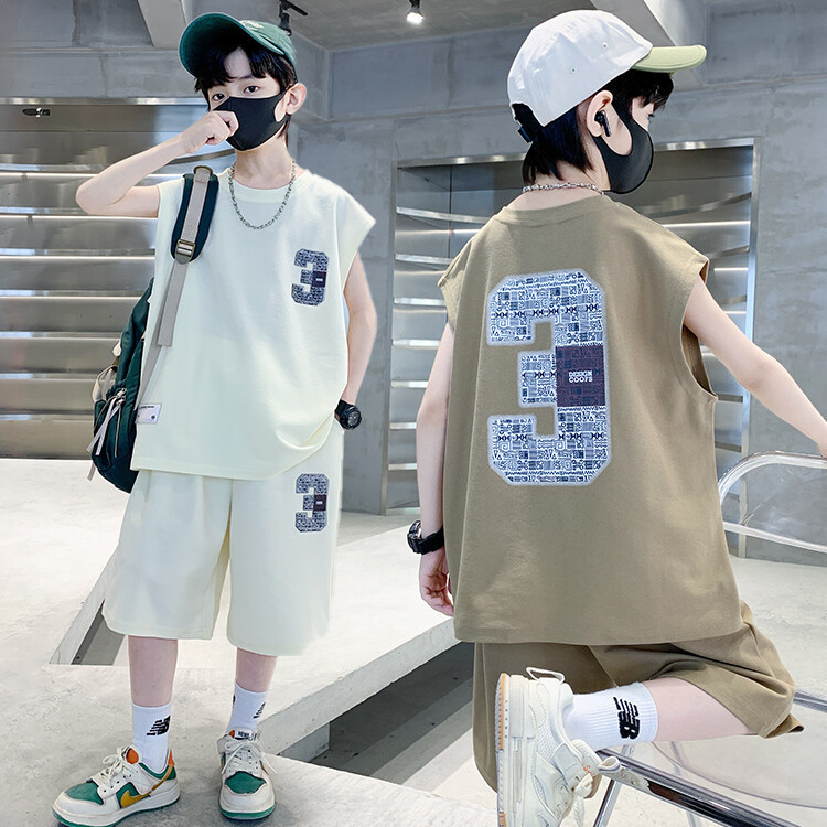 Set of summer clothes for boys 18-45kg model COOR-3. Cool material ...