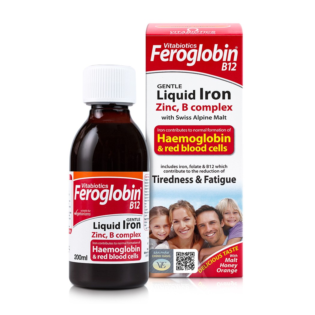 Feroglobin B12 Vitabiotics iron syrup helps increase hematopoiesis and ...