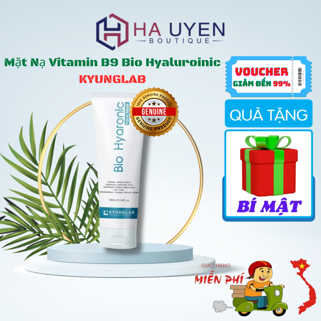 Kyunglab Vitamin B9 Bio Hyaluroinic Mask, Restores and Regenerates ...