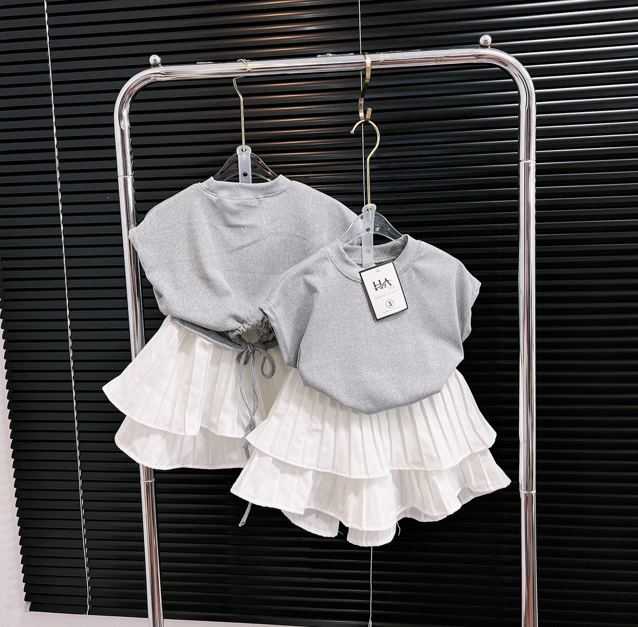 Baby girl clothes set - Baby girl skirt set with cute backless mussel ...