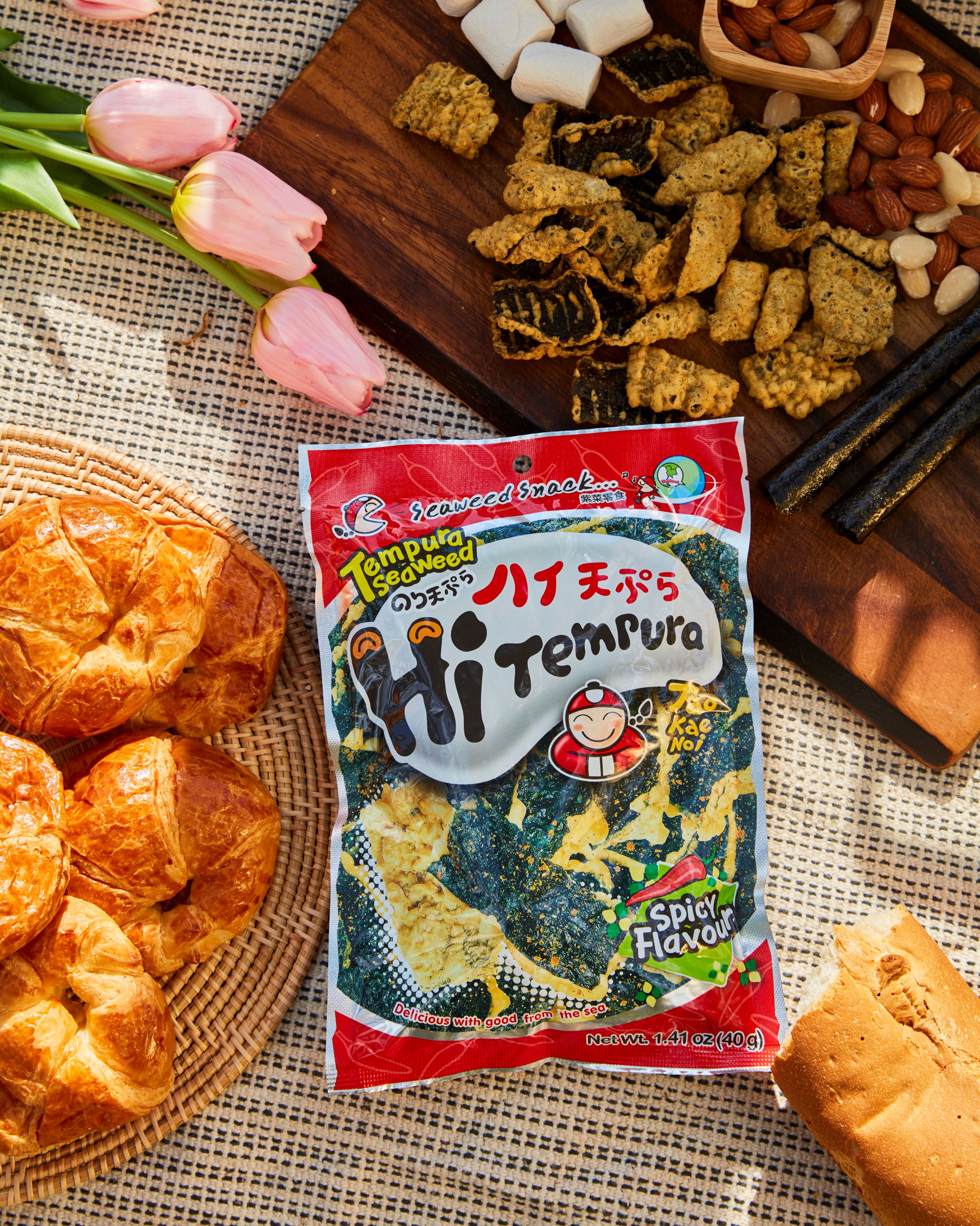 [BUY 60 PACK BOX, GET 24 BIG SHEET HANGER PACK] Thai Seaweed Snack Hi ...