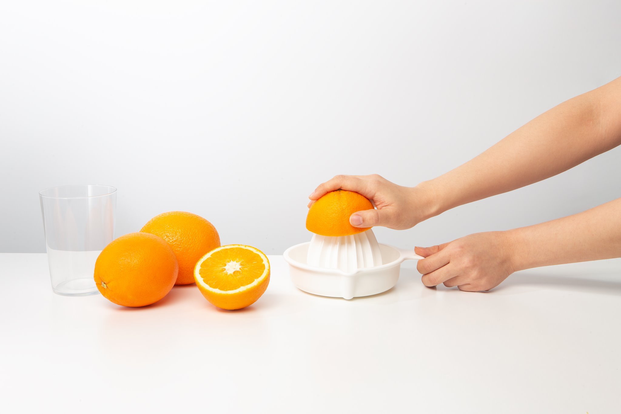 YOKO Yuko Inochi Antibacterial Virgin Plastic Citrus Squeezer Set 2 ...