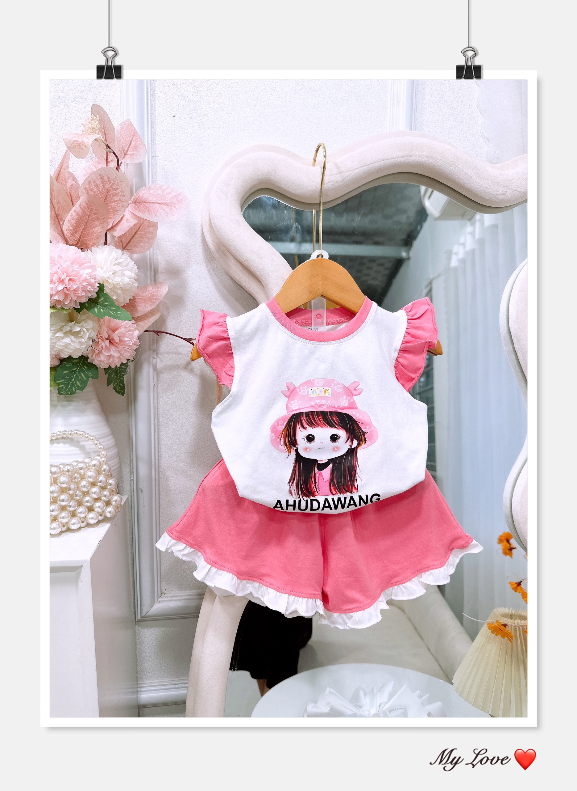 2-string baby girl set for babies from 8-18kg | Shopee Malaysia