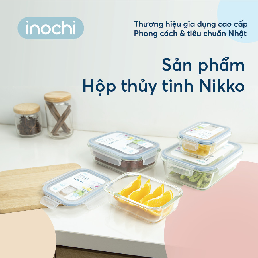 Glass Box - Nikko INOCHI Food Storage for Food and Food in the Freezer ...