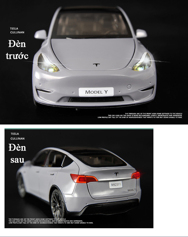 Kavy alloy Tesla Model with music and lights and 1:24 scale charging ...