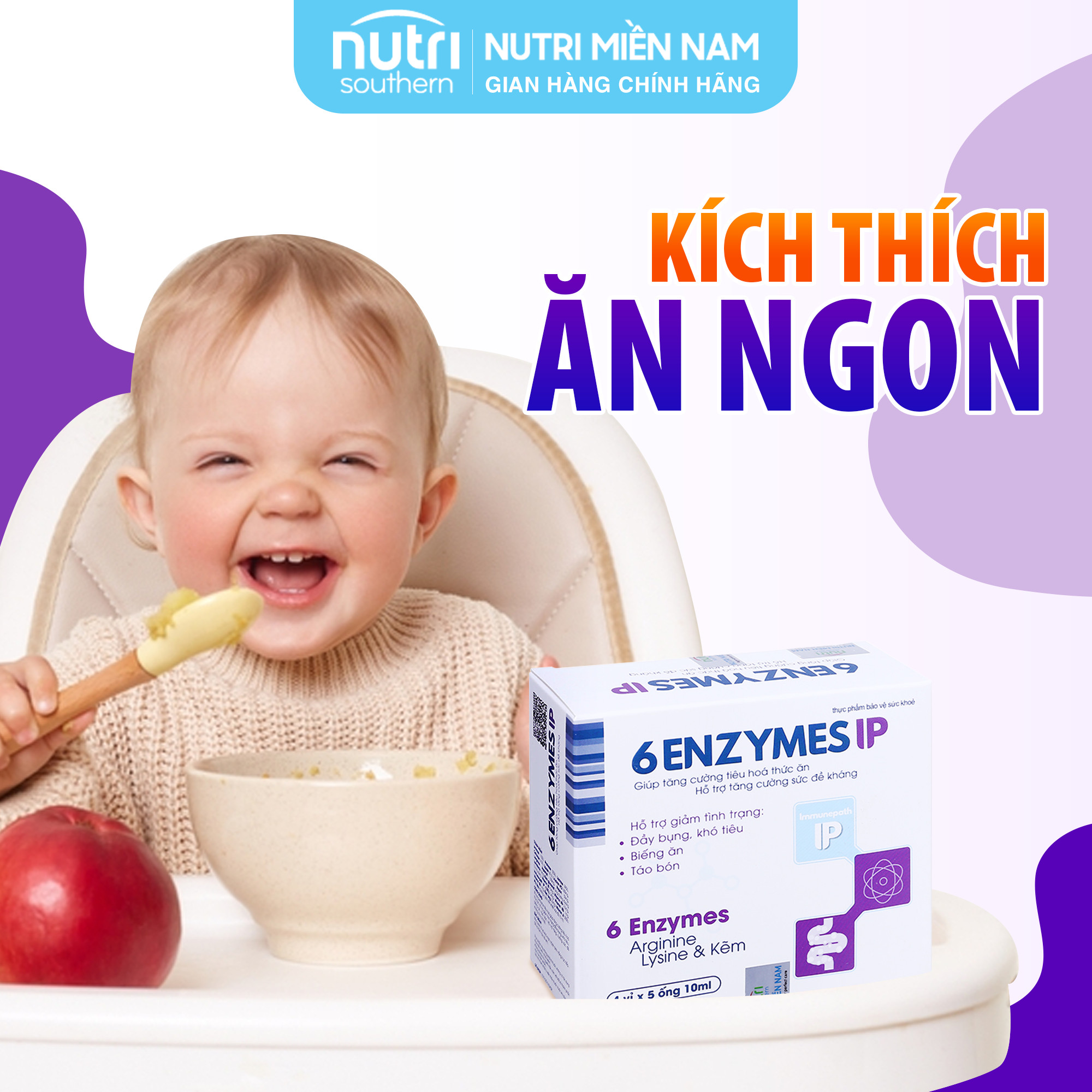 Digestive Enzyme 6 ENZYMES IP - Supports Digestion with 6 Essential ...