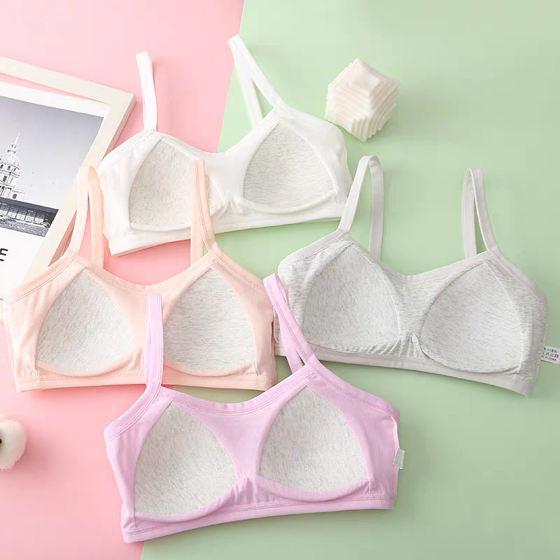 Wireless padded bra for puberty girls, bra for middle school and high school students with ...