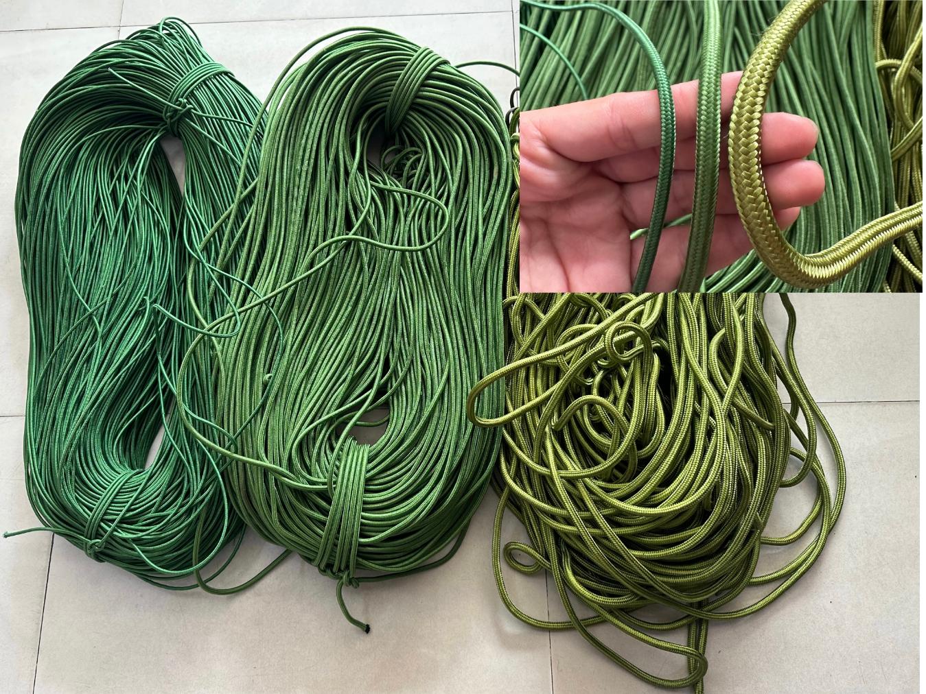 Blue round parachute cord (sold by the meter), super sturdy cord ...