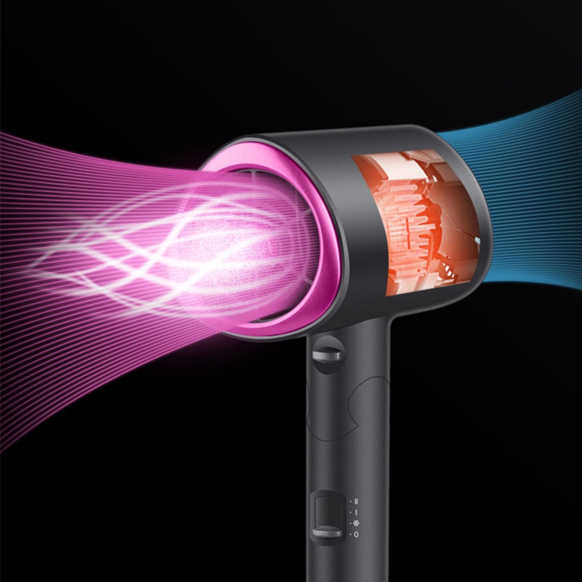 Seka SK2008 2-way hot and cold hair dryer for styling with 3 drying ...