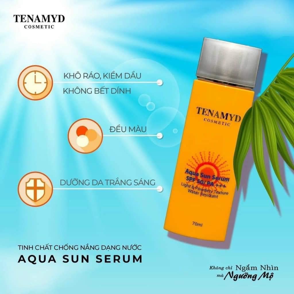 [COMPANY] Tenamyd SPF50 sunscreen 75gr enhances beautiful tone, absorbs ...
