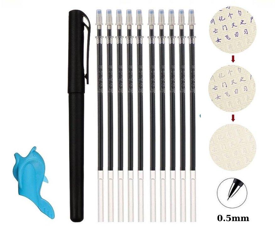 Ink pen Combo that fades color after 3 - 5 minutes (Includes hand pad ...