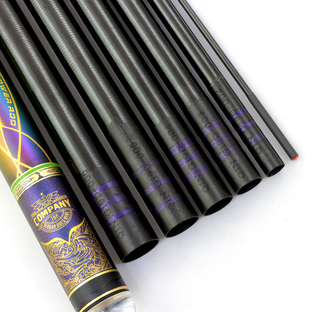 General General 6H Hand Fishing Rod - Carbon 30T Big Fish Loading ...