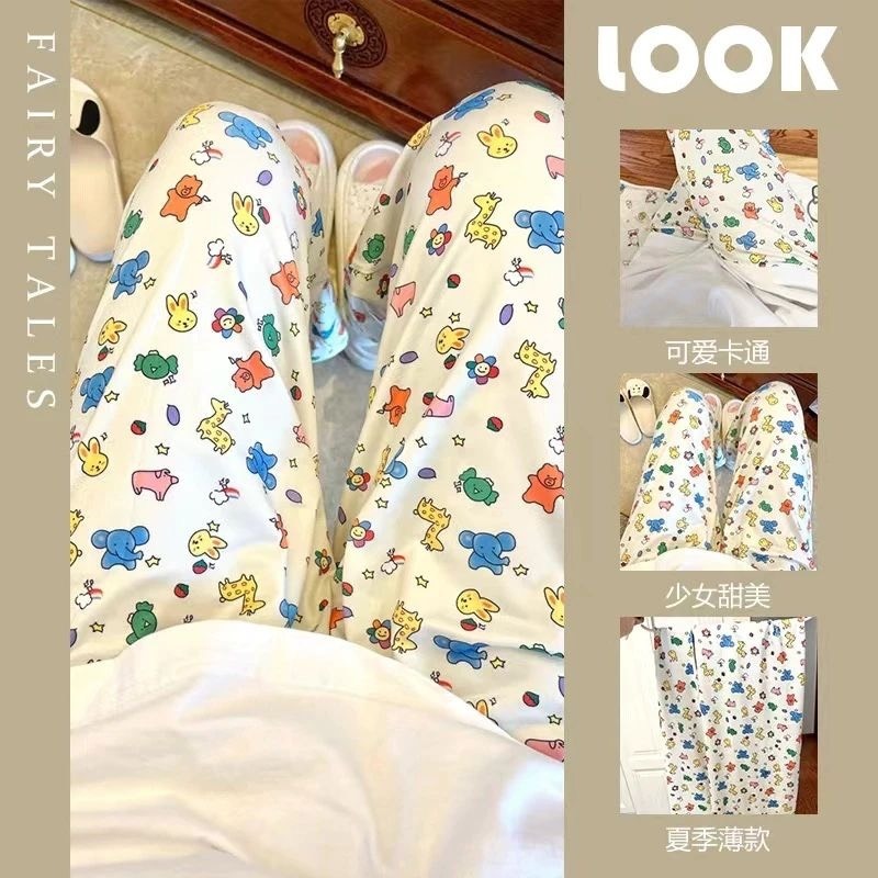 Cartoon Pants with Many Patterns, Slim and Cool Wide Leg Down 019 ...