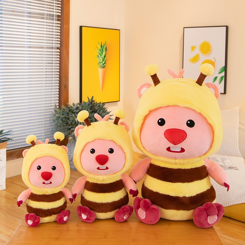 Anvihome Loopy Teddy Bear Golden Bee Beaver Bear Cosplay Bee | Shopee ...