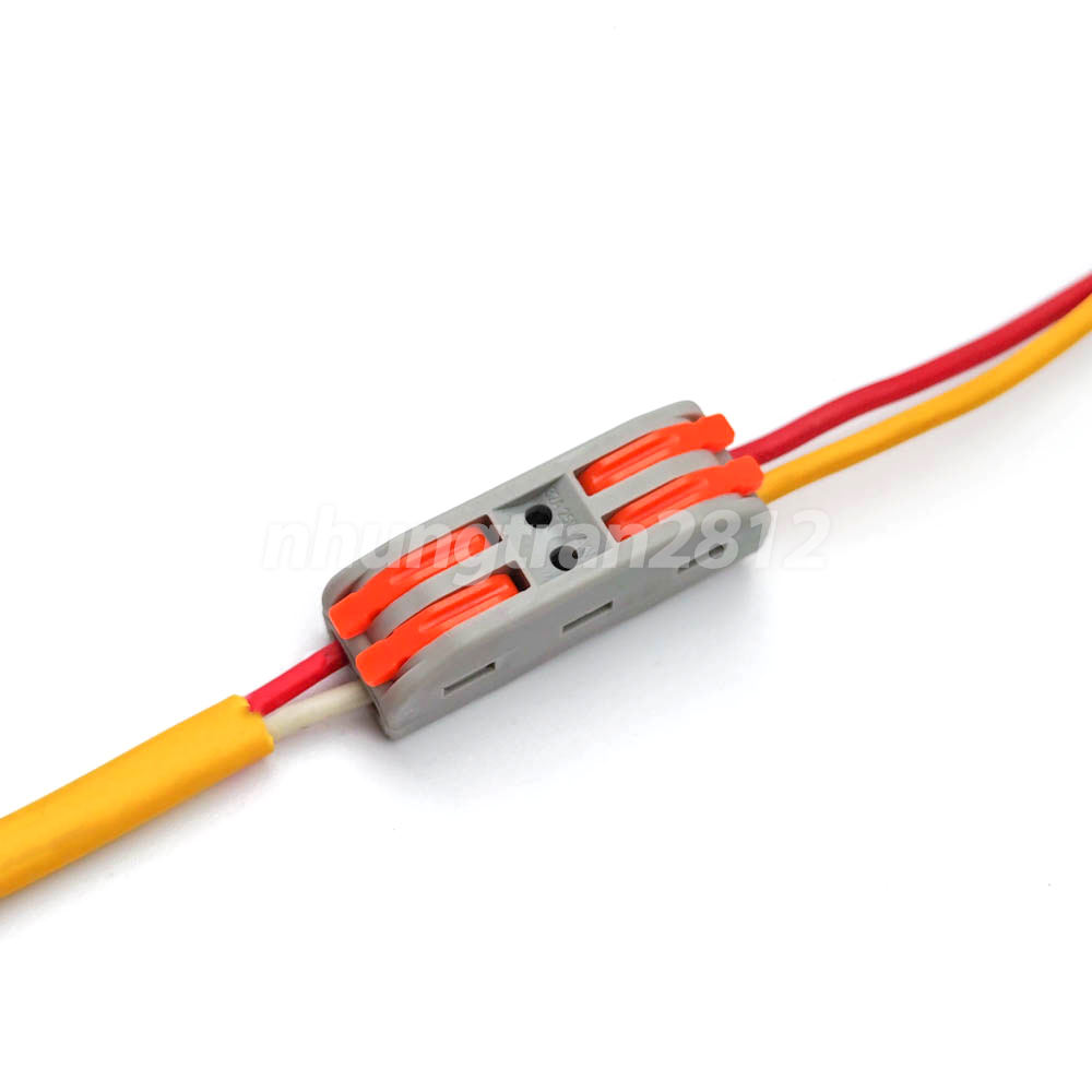 Combo of 10 PCT-222 super-fast double wire connectors - load capacity ...