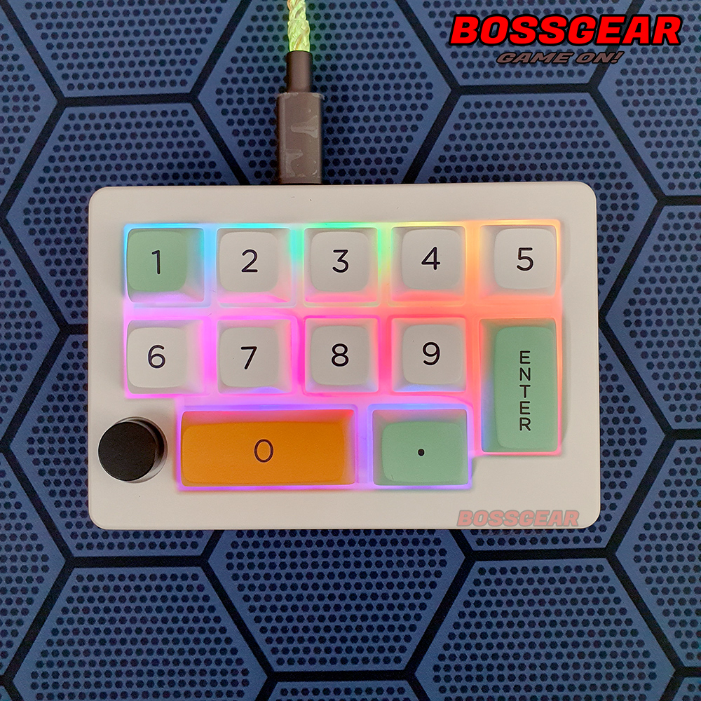 Osu K12 RGB LED Mechanical Keyboard, 5-pin Hotswap, Red Switch, type-c ...