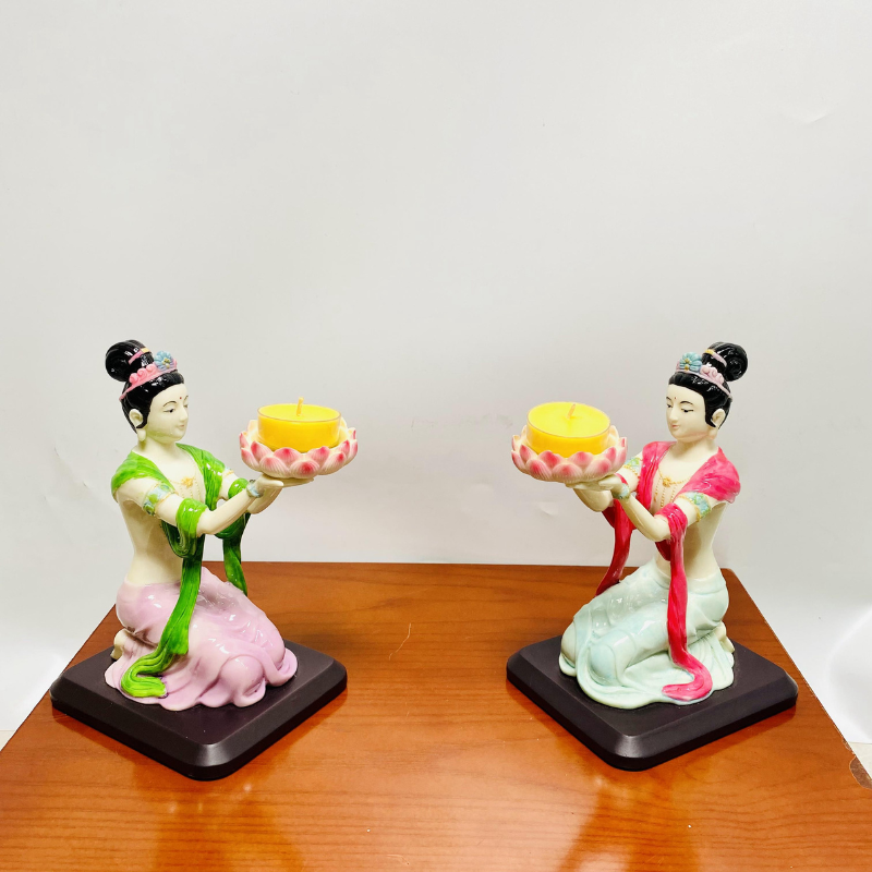 bag Statue of Fairy offering VIETNAMESE DRAGON lamps, Fairy offering ...