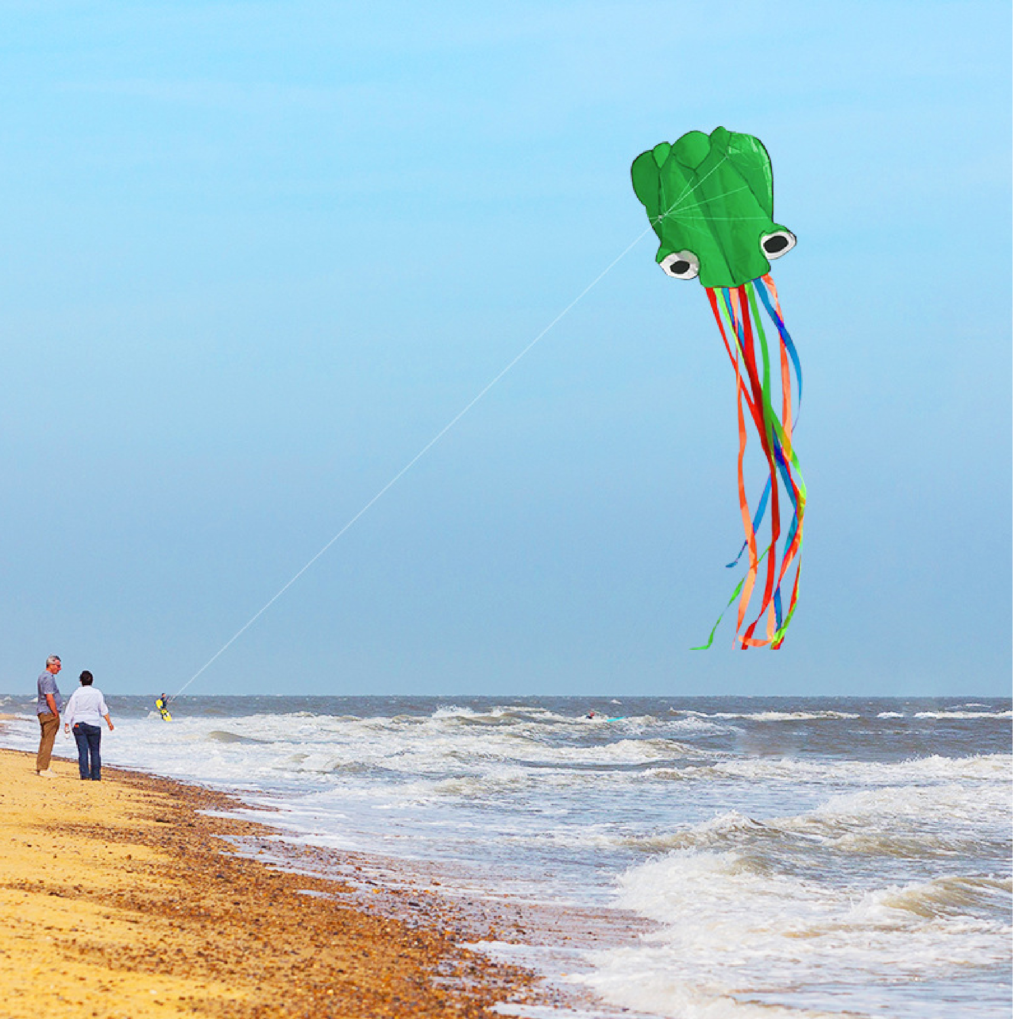 [FLY STRING INCLUDED] Octopus Aerodynamic Kite 5 Drawers 5.5m Large ...