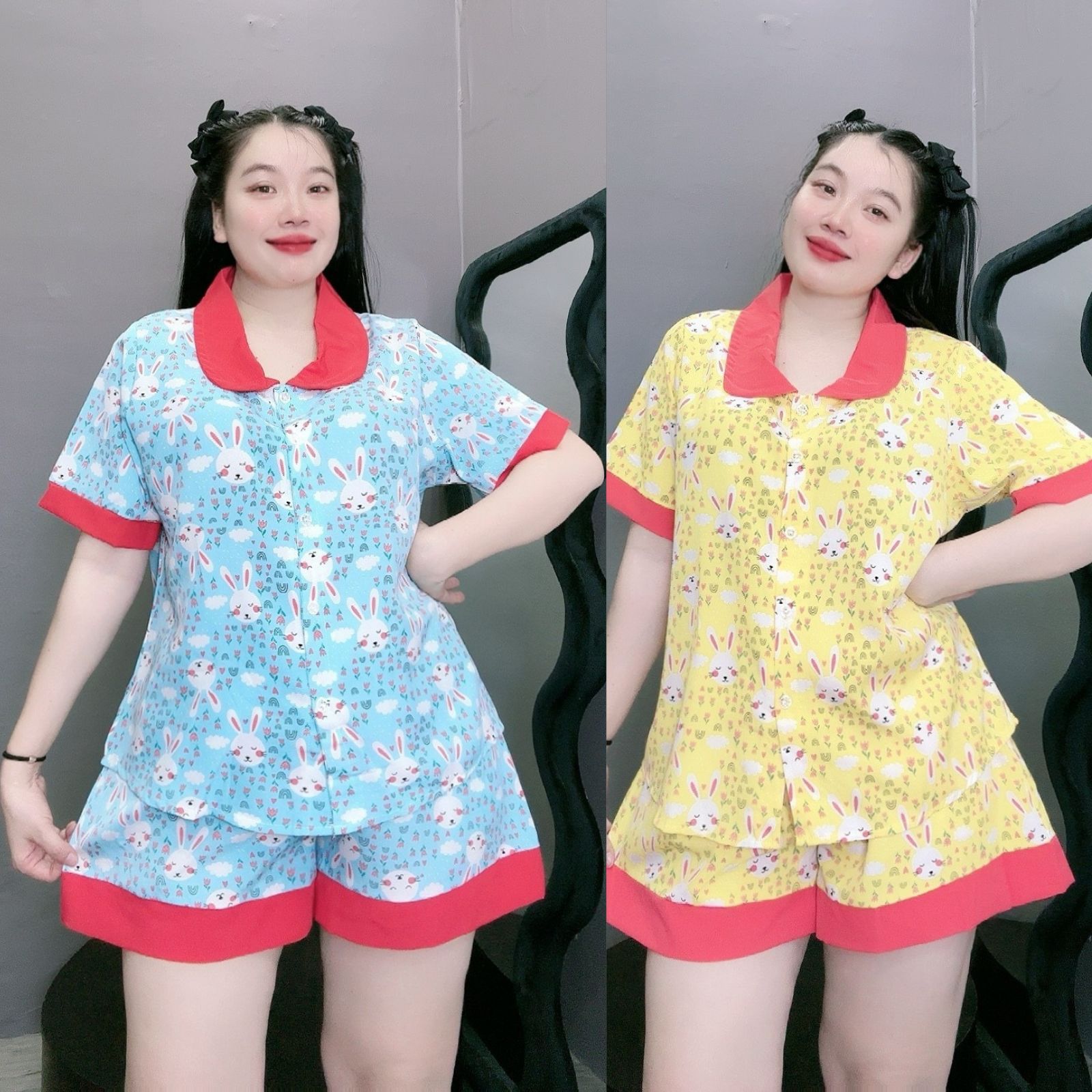 Lovely Bigsize pajama Set with cute chibi print for chuppy girls 58 ...