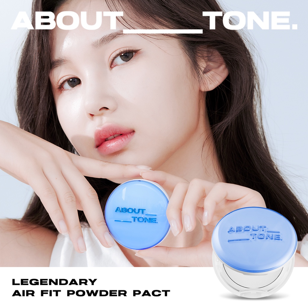 ABOUT TONE Legendary Powder Pact 9g oil control, good coverage | Shopee ...