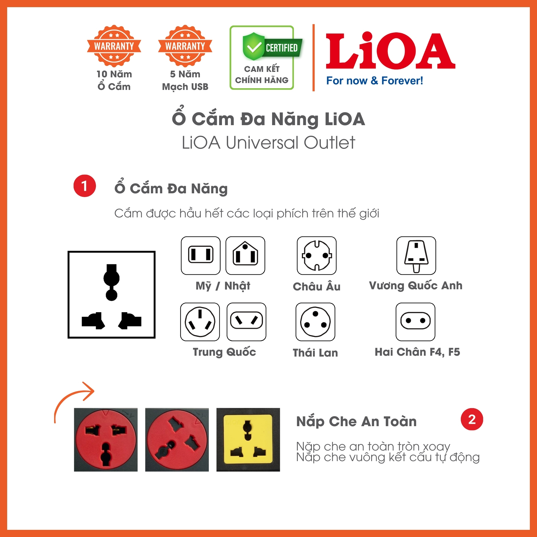Genuine LiOA Wireless Universal Socket - Code CKD. Has USB Type A and ...