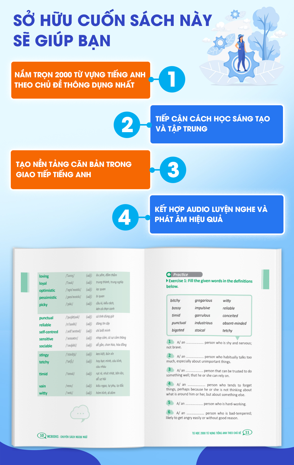 Self-study Book 2000 Theme English Vocabulary - Small Size For Basic ...