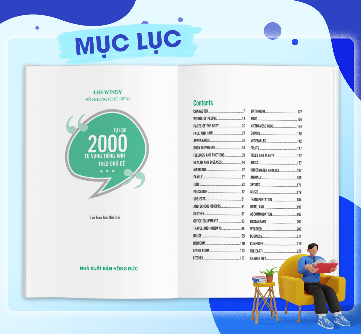 Self-study Book 2000 Theme English Vocabulary - Small Size For Basic ...