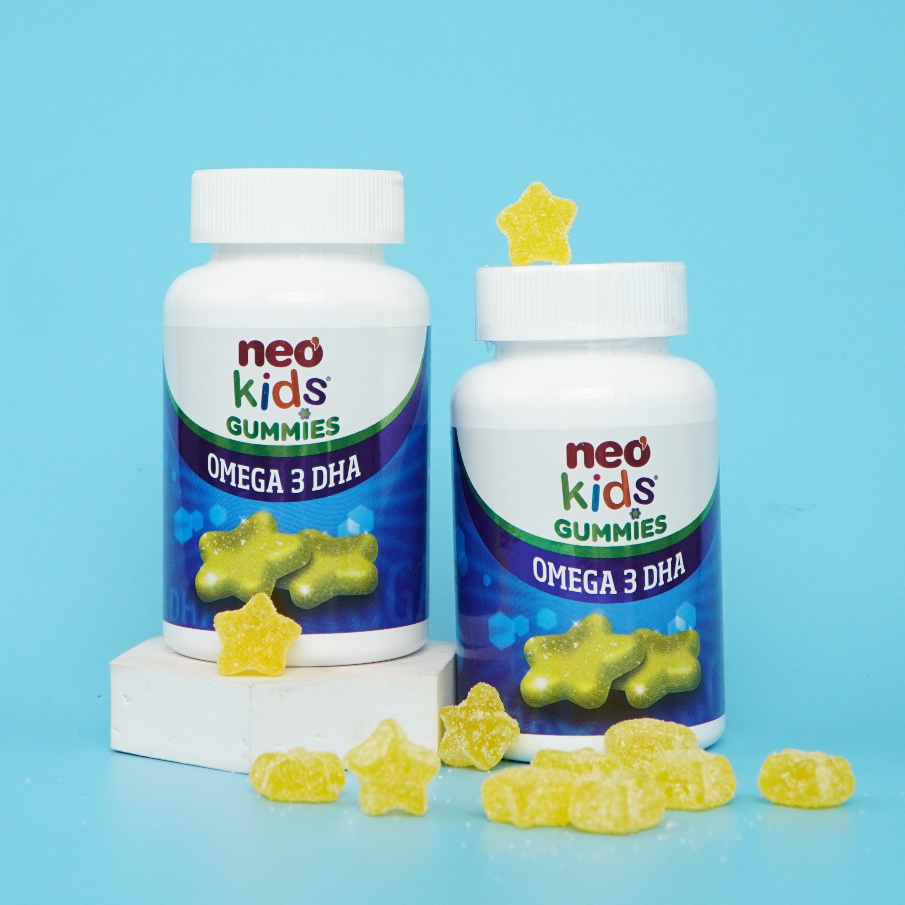 Neo Kids star DHA Gummies box of 60 chewable tablets | Shopee Malaysia