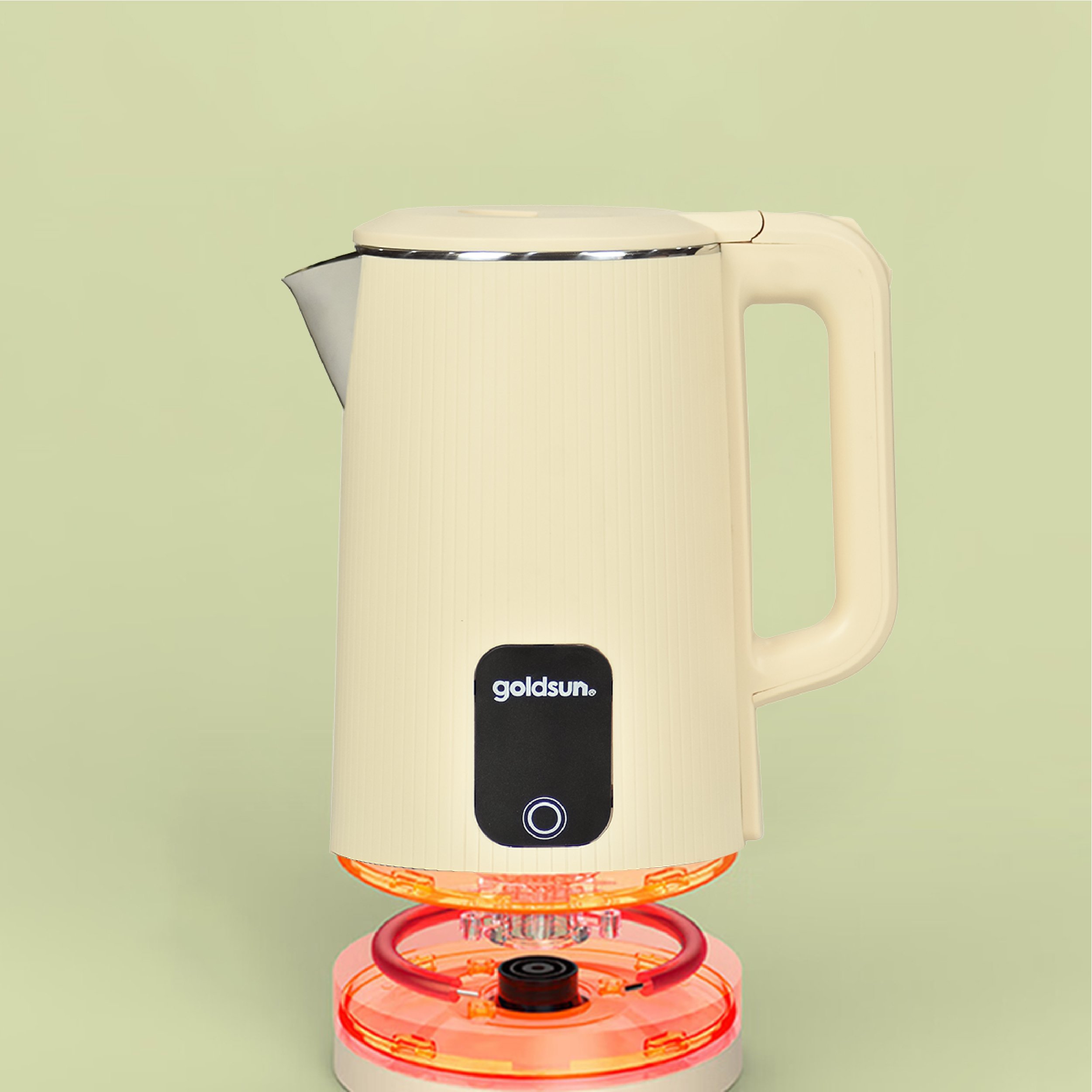 Goldsun Double-layer Insulated Electric Kettle 1.8L Capacity ...