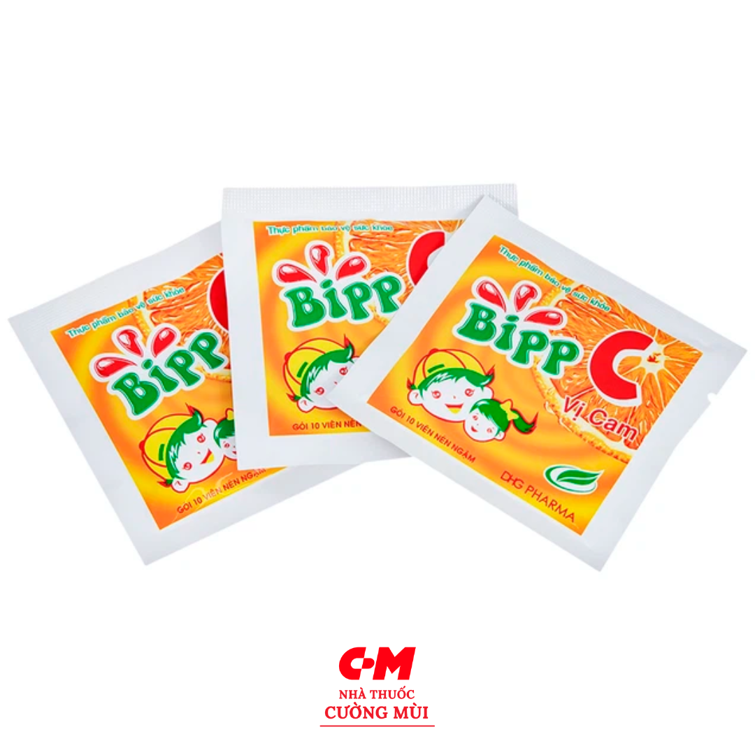 Bipp C Orange Flavor Candy Combo 1 Box (35 Packs), Vitamin C Lozenges ...