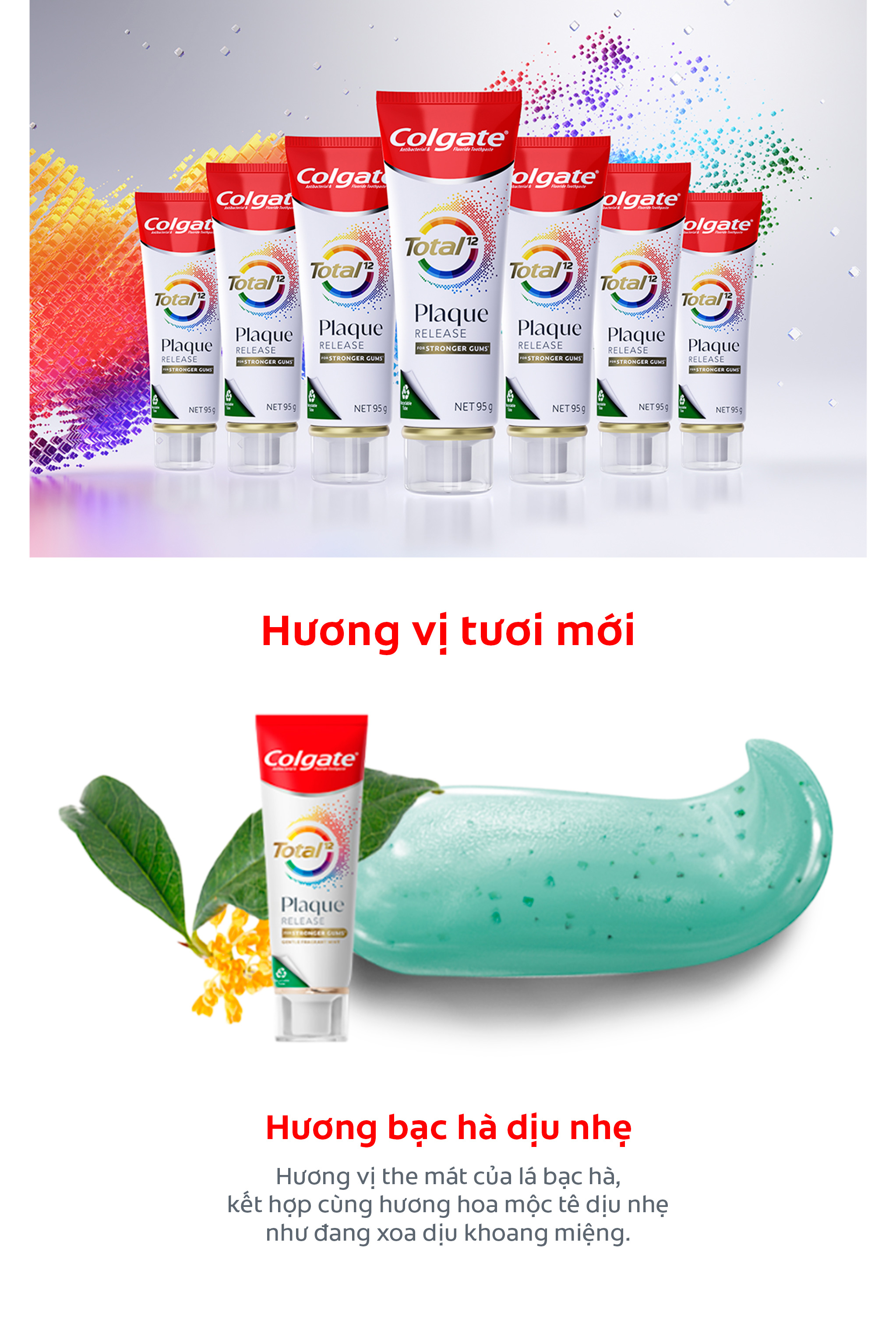 [HB Gift] Colgate Total Plaque Release toothpaste 95g/tube helps ...