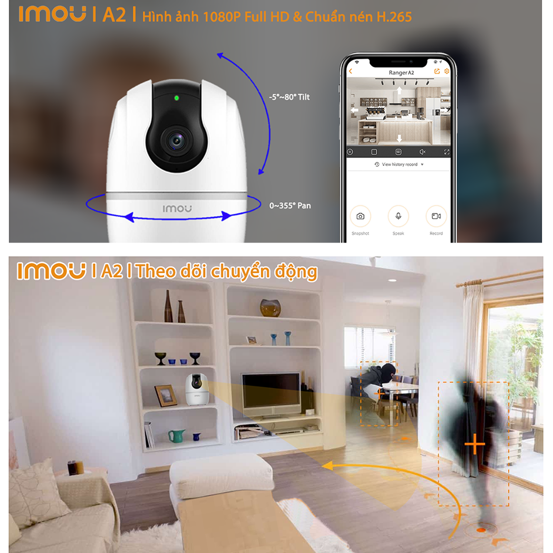 [COMBO.] Imou A32 Camera (3M) Ranger 2 Wifi + 64G Card + Copper Ring L ...