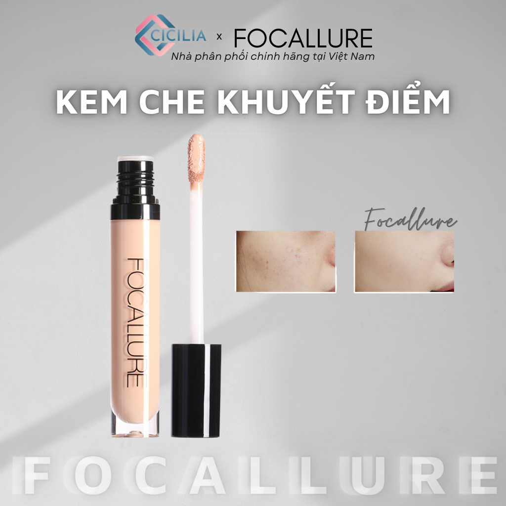 FOCALLURE Focalure Concealer Super Coverage Thin, Light, Long Lasting ...