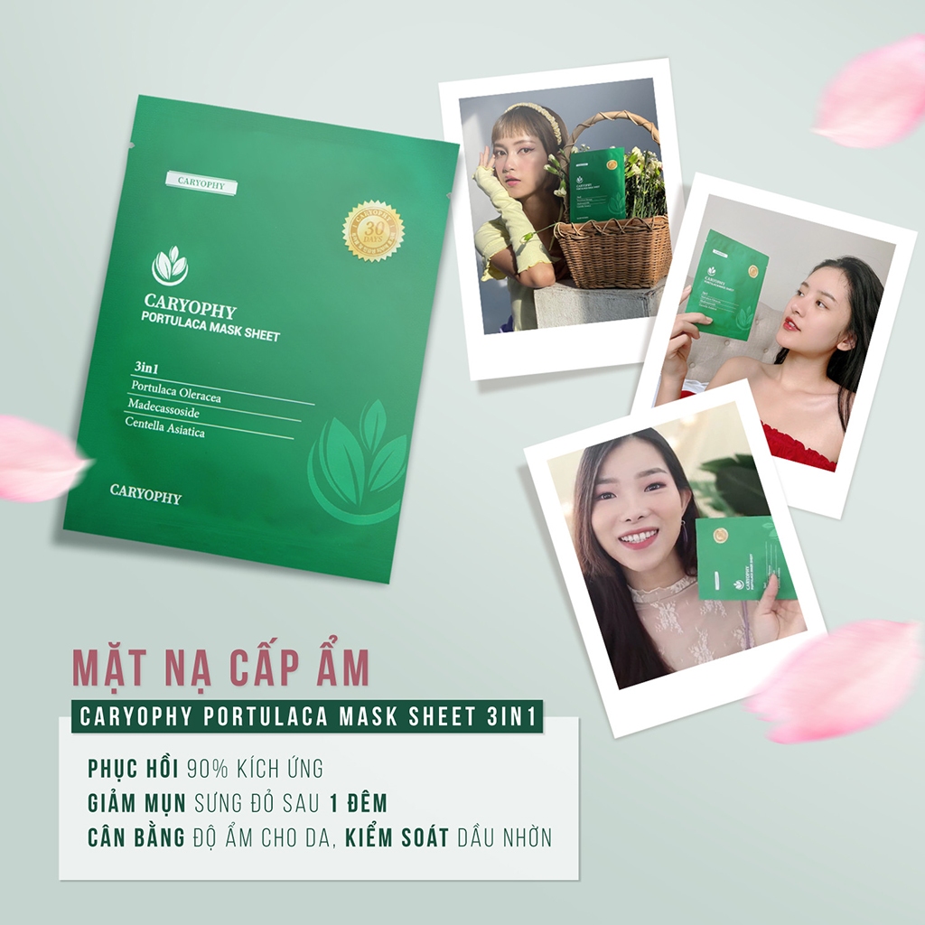 Korean Caryophy Portulaca Mask Sheet | Shopee Malaysia