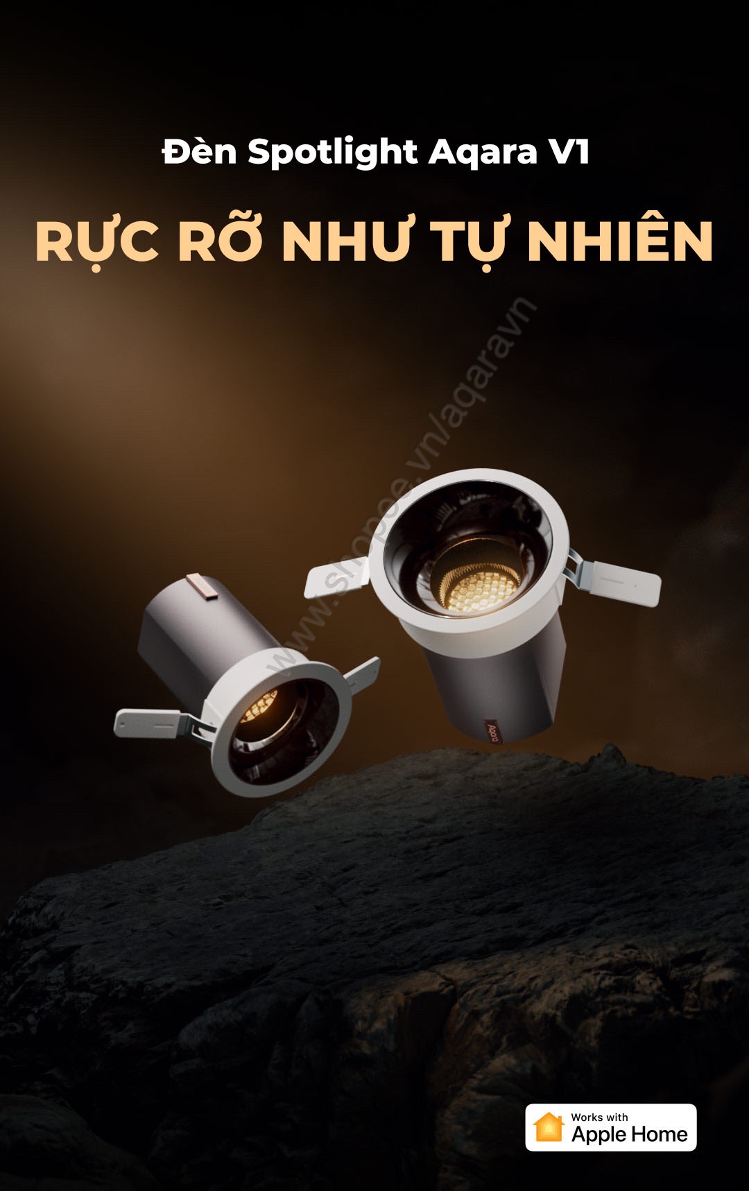 Aqara Spotlight V1 Lamp - High Color Rendering Ra 98, Better Anti-Glare ...