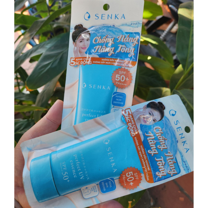 Senka Perfect UV Essence Tone-Up Sunscreen SPF50+ PA++++ 50g | Shopee Malaysia