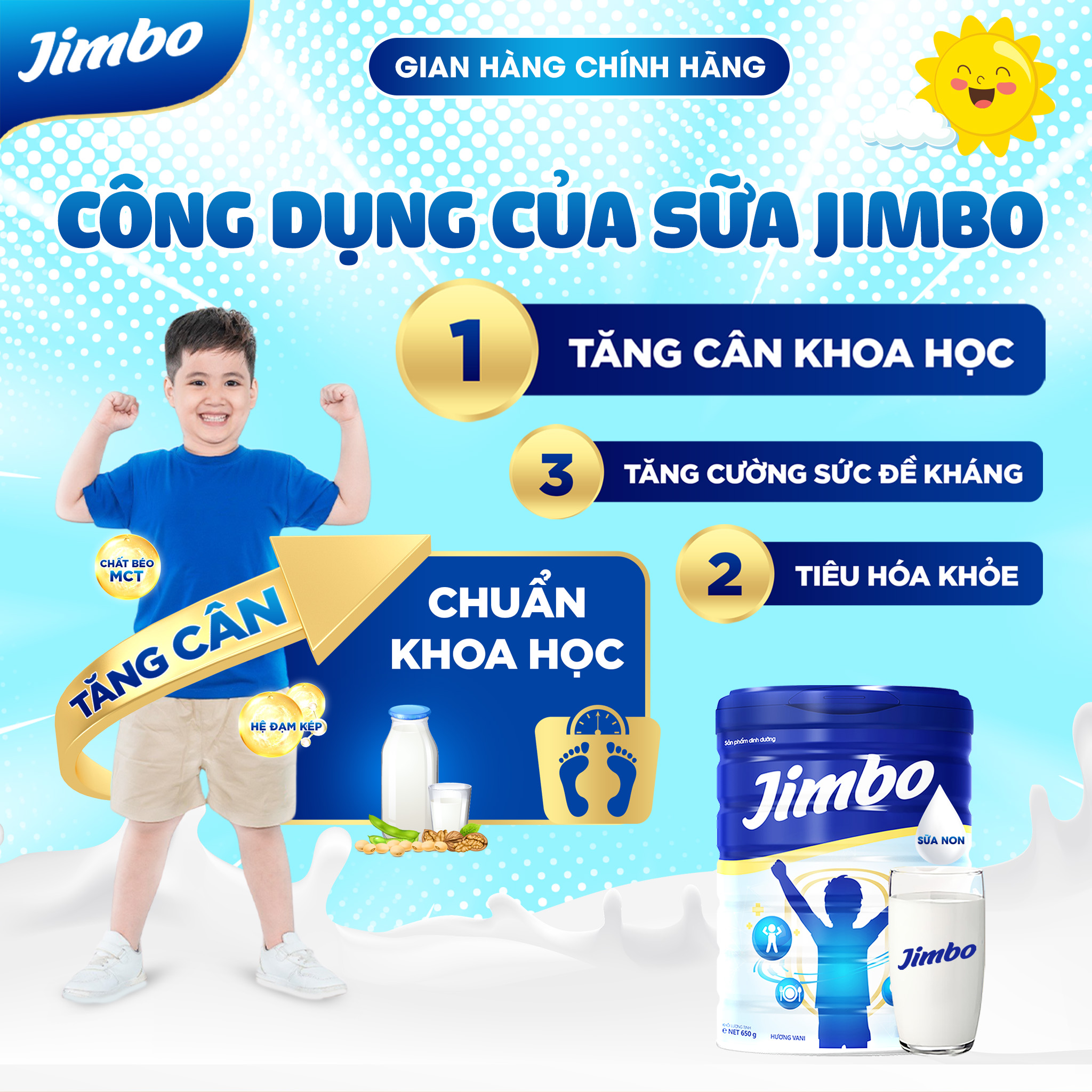 Carton of 8 CANS JIMBO GOLD 650G Get 1 Free Colostrum Syrup Nutritional ...