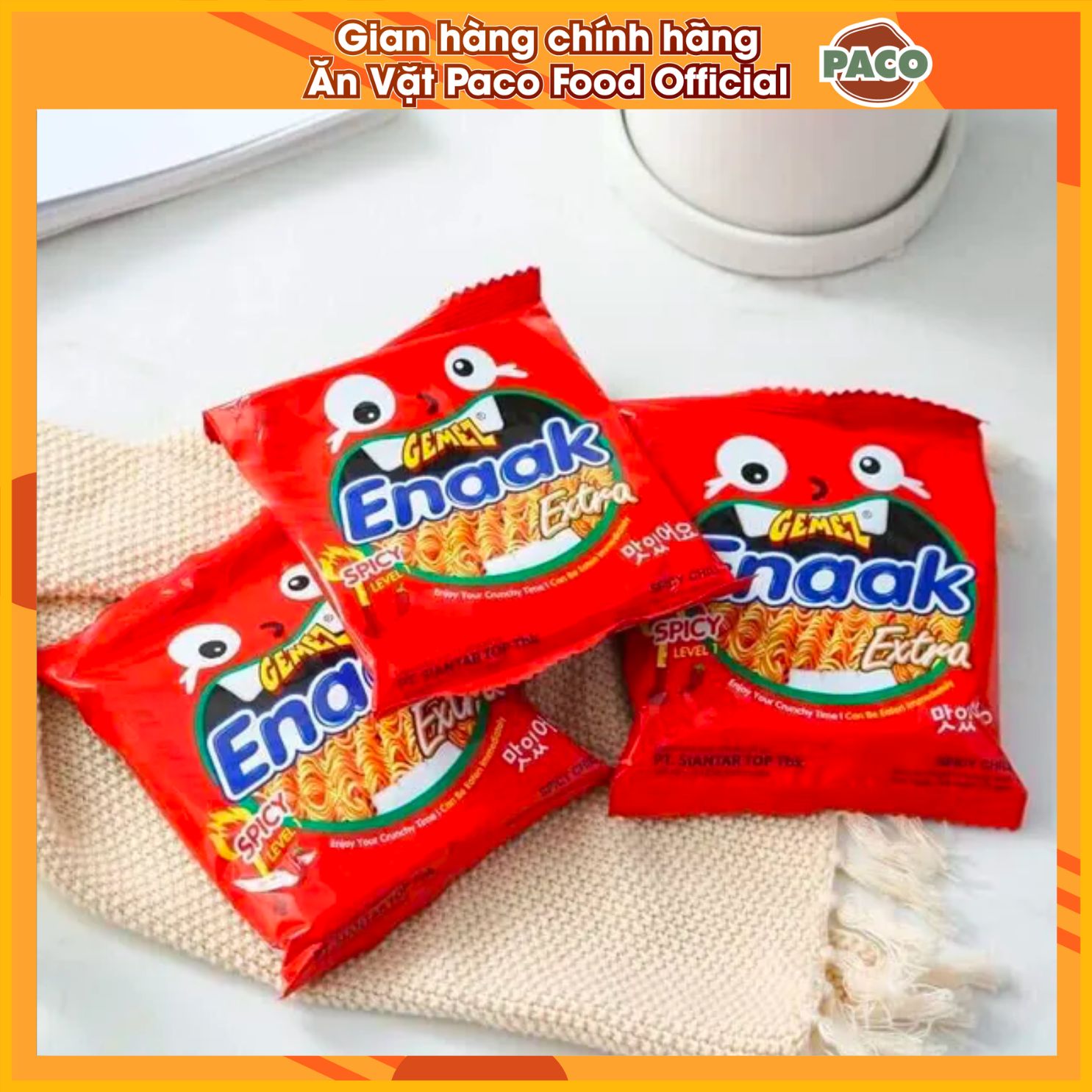 ENAAK EXTRA CHICKEN NOODLES SPIRITY RED PACKAGE LEVEL 1 KOREAN PACKAGE ...