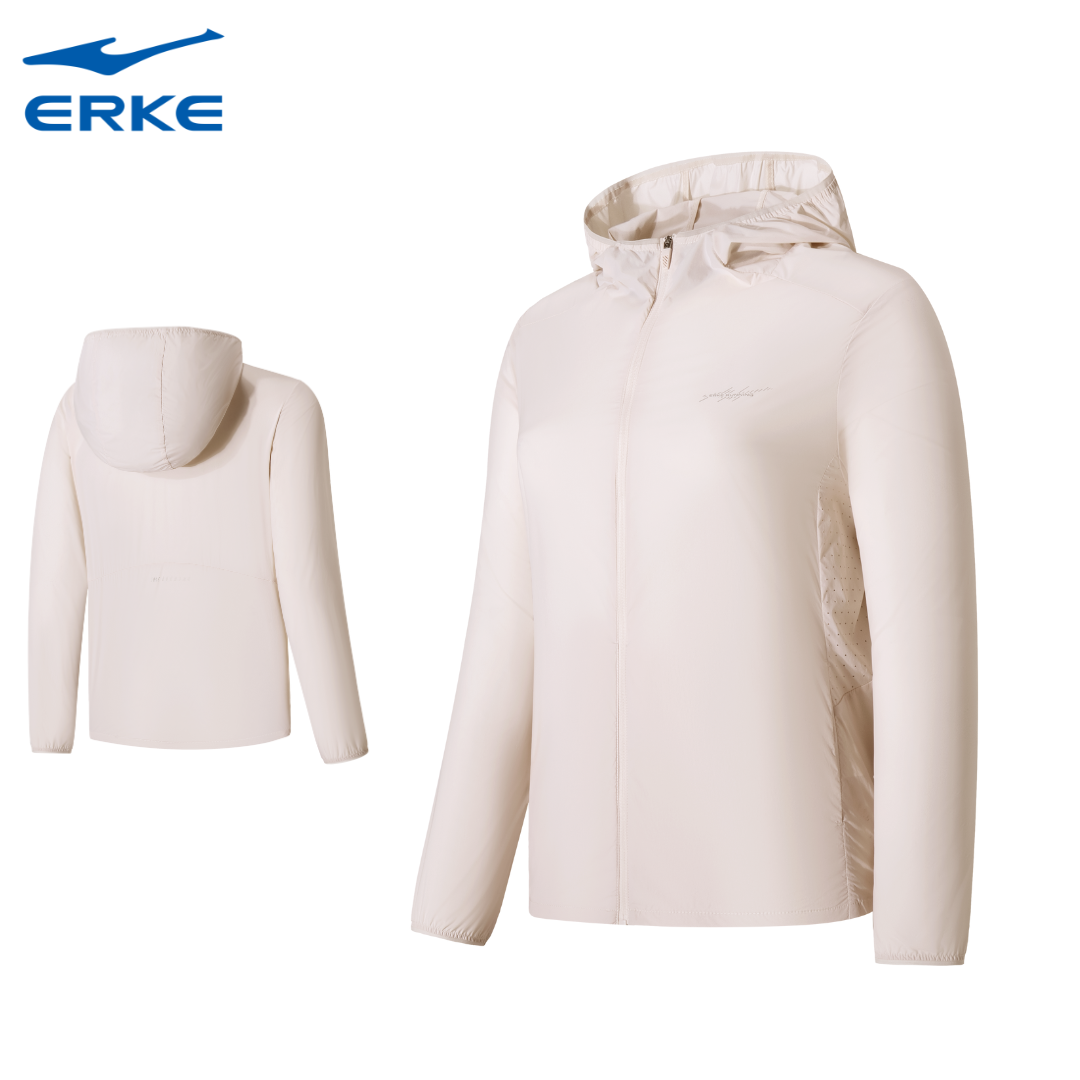 Modern dynamic ERKE-RUNNING women's windJacket 12223201220 | Shopee ...
