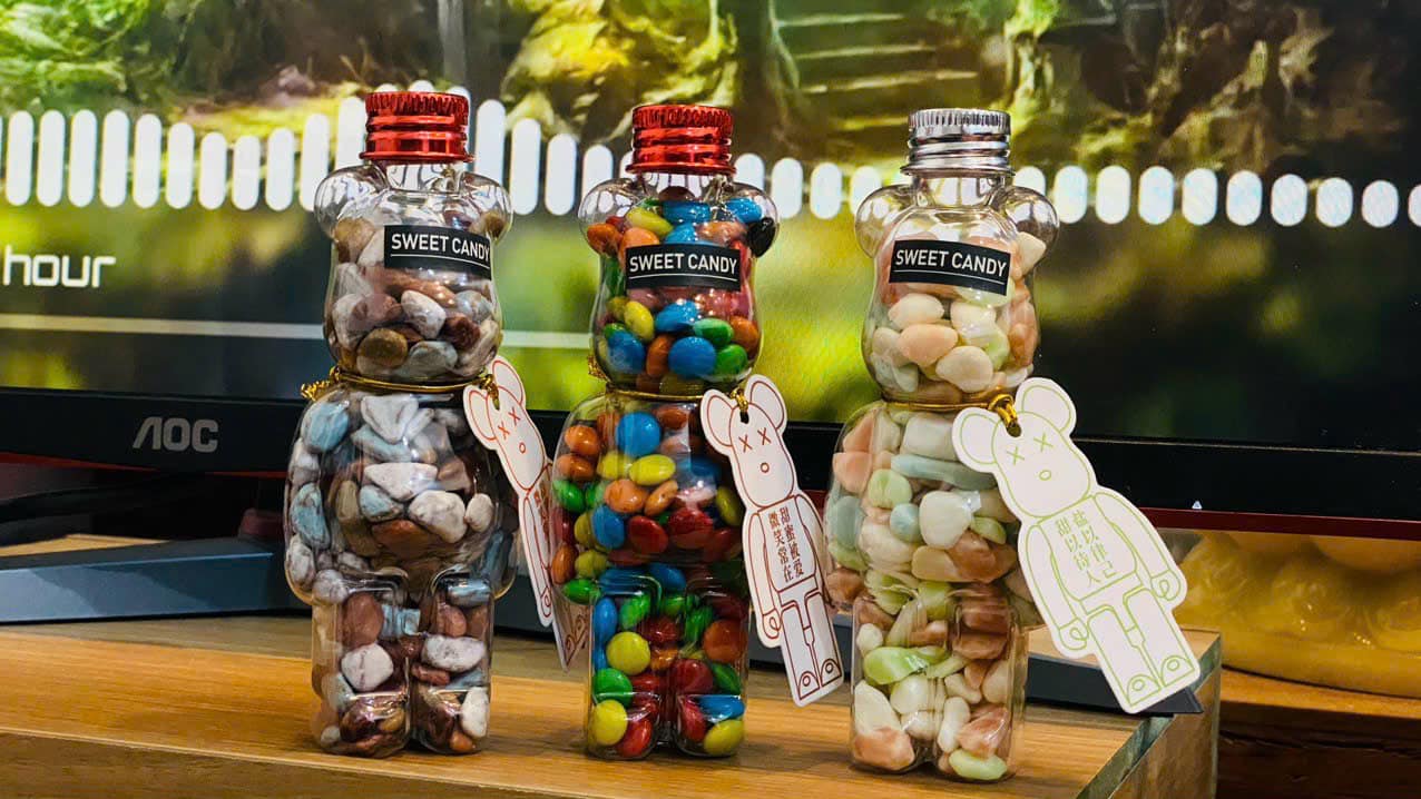 Cosco Chocolate Pebble Candy Taiwanese Pebble Chocolate Candy Bear ...