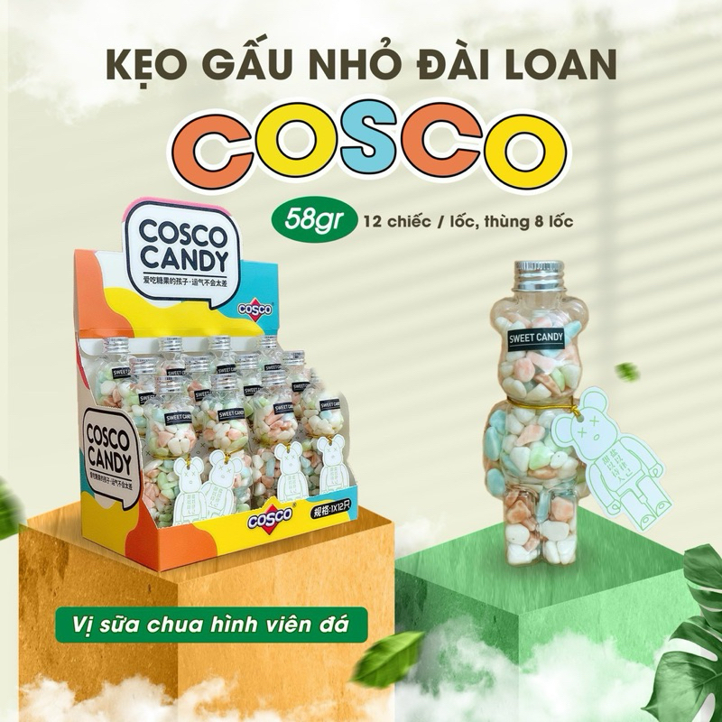 Cosco Chocolate Pebble Candy Taiwanese Pebble Chocolate Candy Bear ...