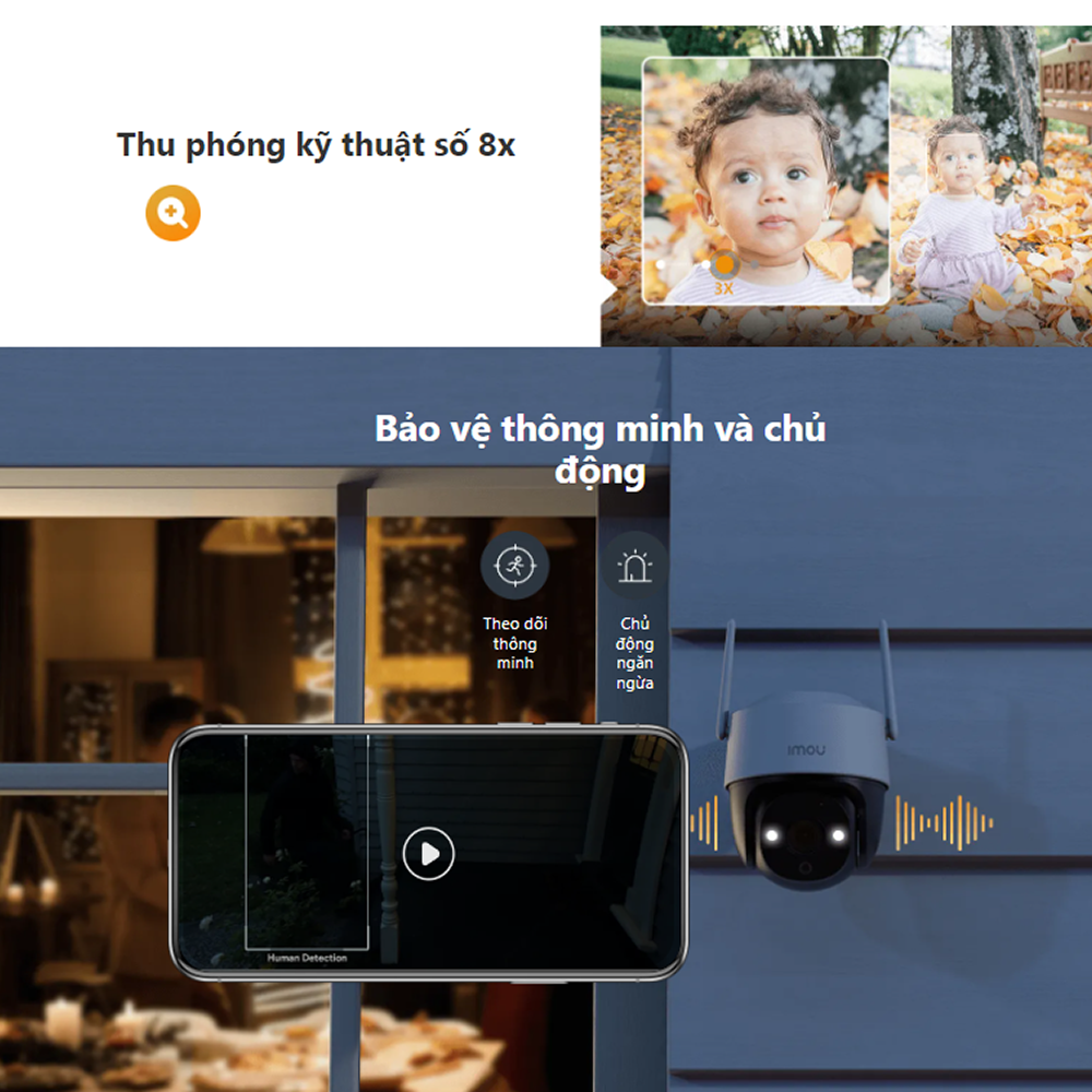 [Combo] Imou Outdoor Camera S51FEP 5M + 128Gb Memory Card + Technical ...