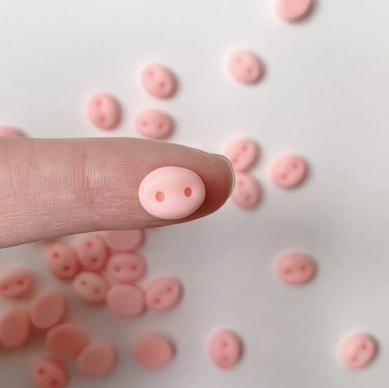 Plastic pig nose stickers for stuffed animals and wool animals (5 ...
